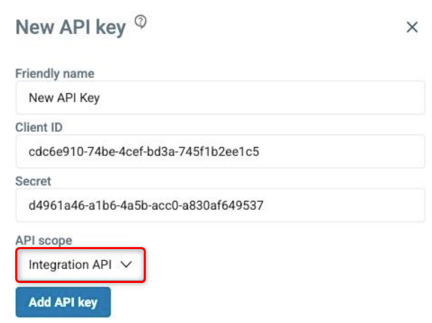 API Key Manager – Panel Management